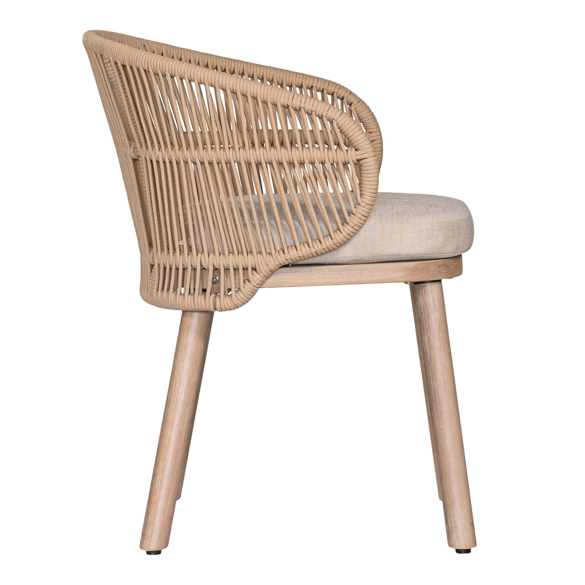 Maya Dining Chair | Fishbone Rope Weave for Indoor & Outdoor – KULALA ...