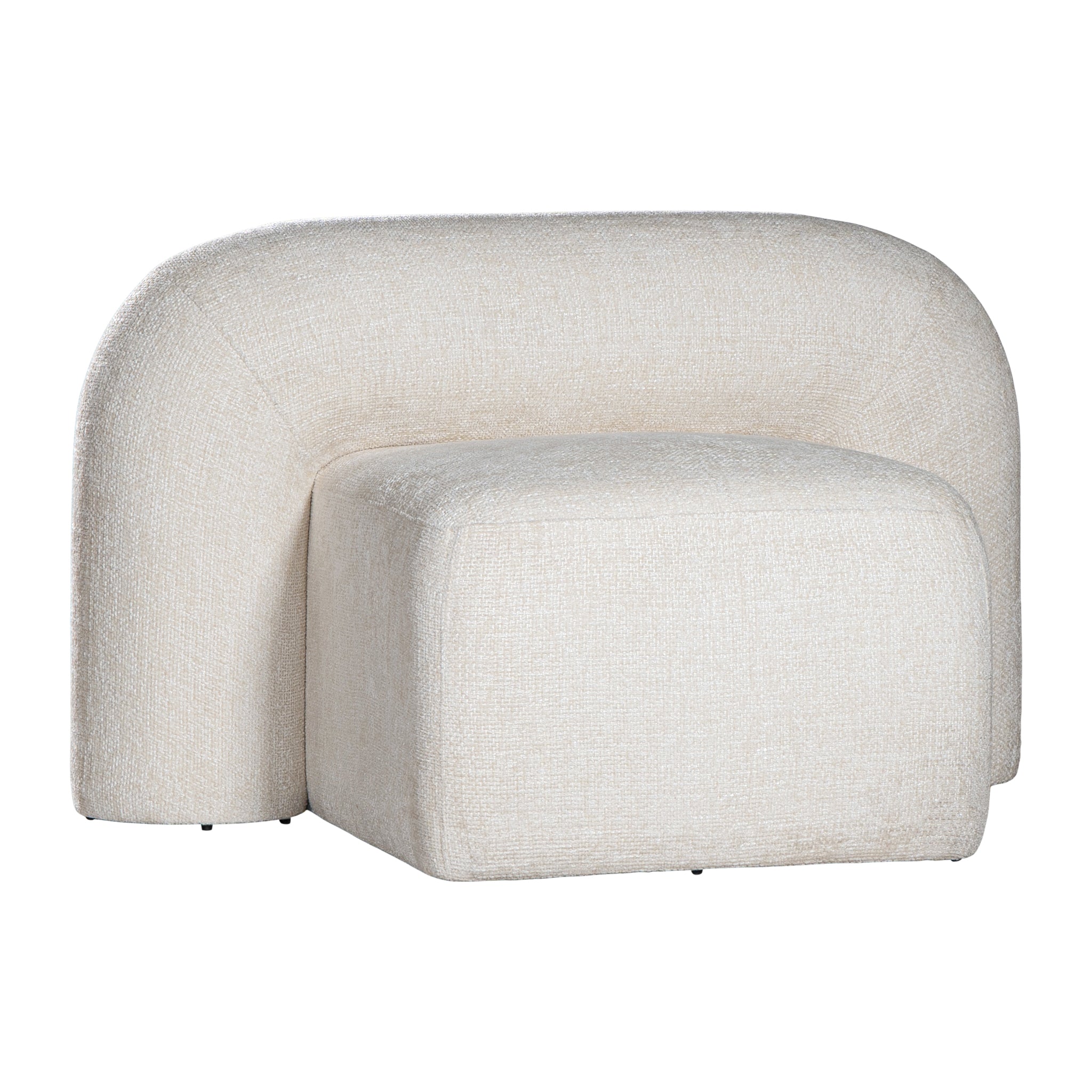 Nash Curved Occasional Chair Toffee | KULALA Living