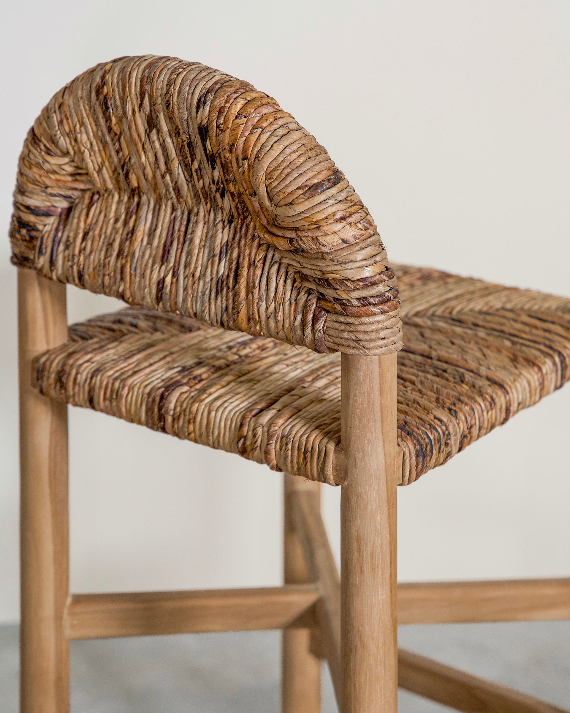 Asha Teak & Rattan Barchair Natural – KULALA Living