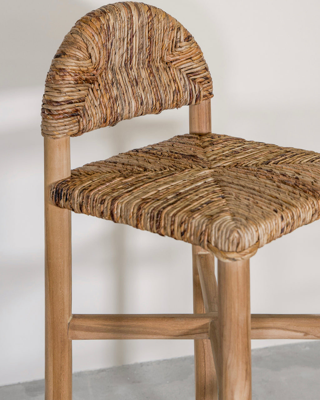 Asha Teak & Rattan Barchair Natural – KULALA Living