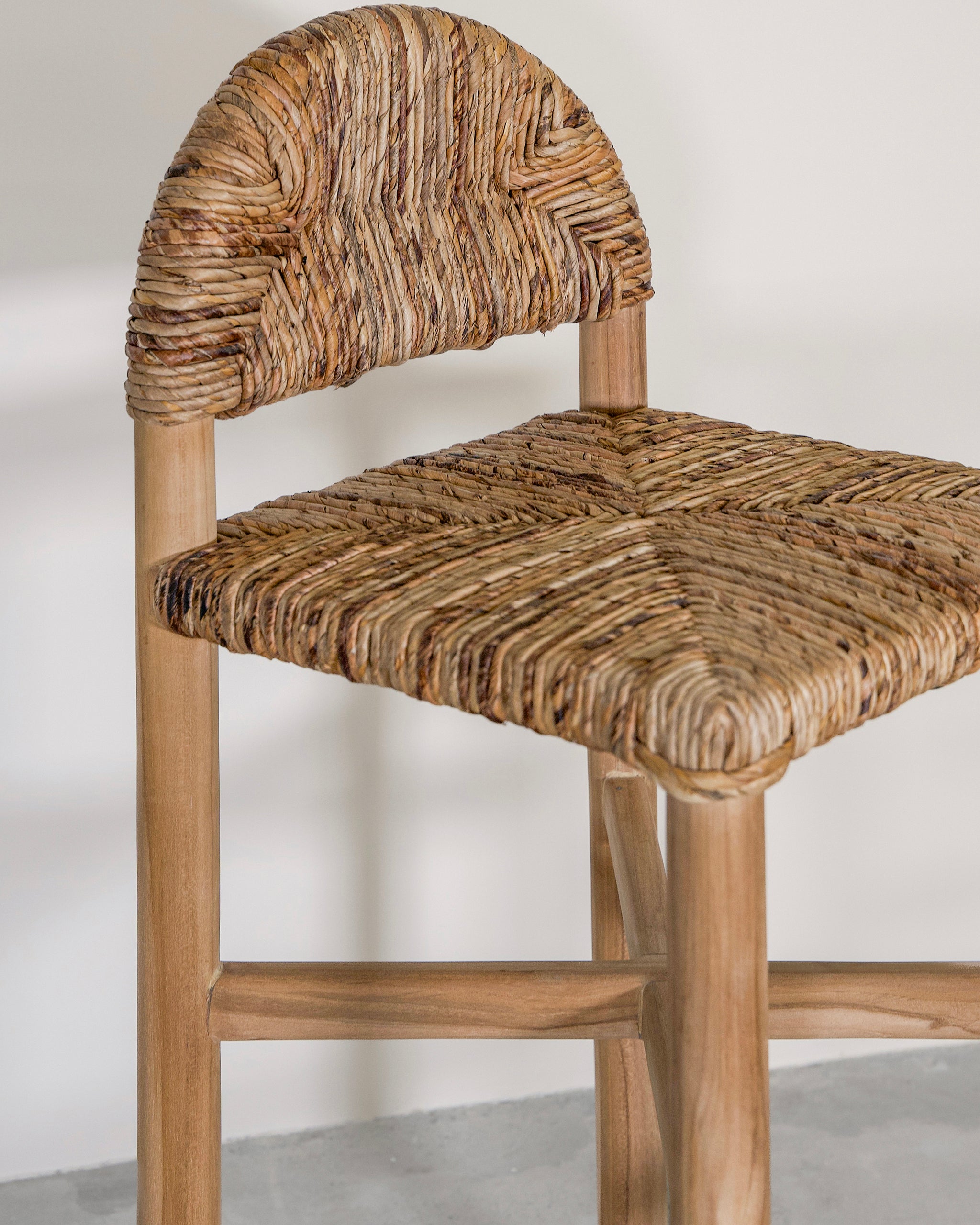 Asha Teak & Rattan Barchair Natural – KULALA Living