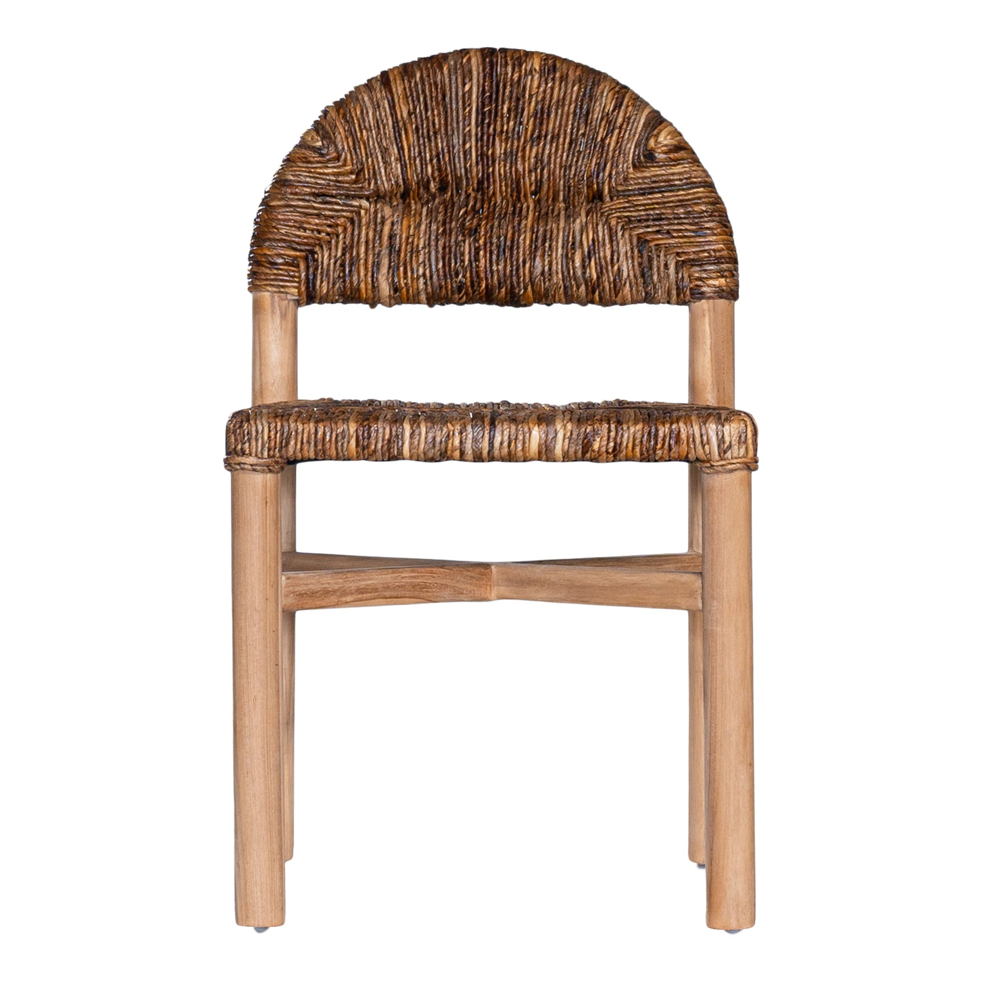 Asha Teak & Rattan Dining Chair Natural – KULALA Living
