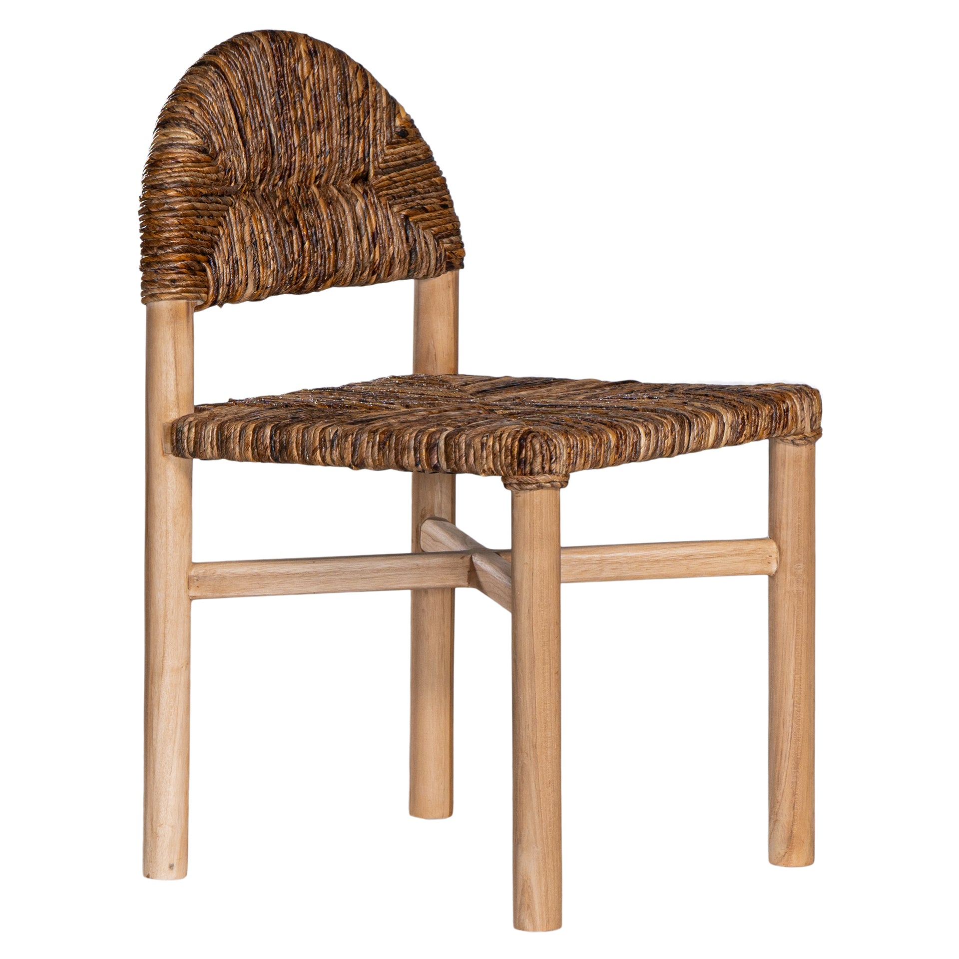 Asha Teak & Rattan Dining Chair Natural – KULALA Living