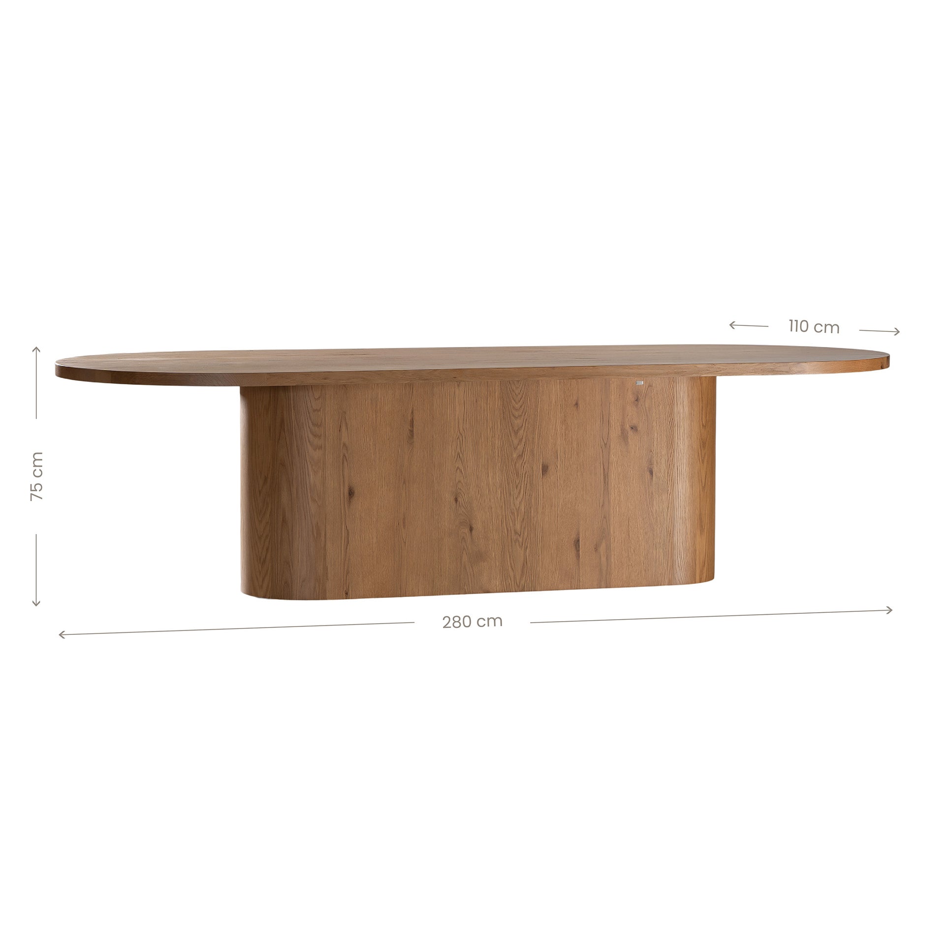 Amari Oval Oak Dining Table – KULALA Living