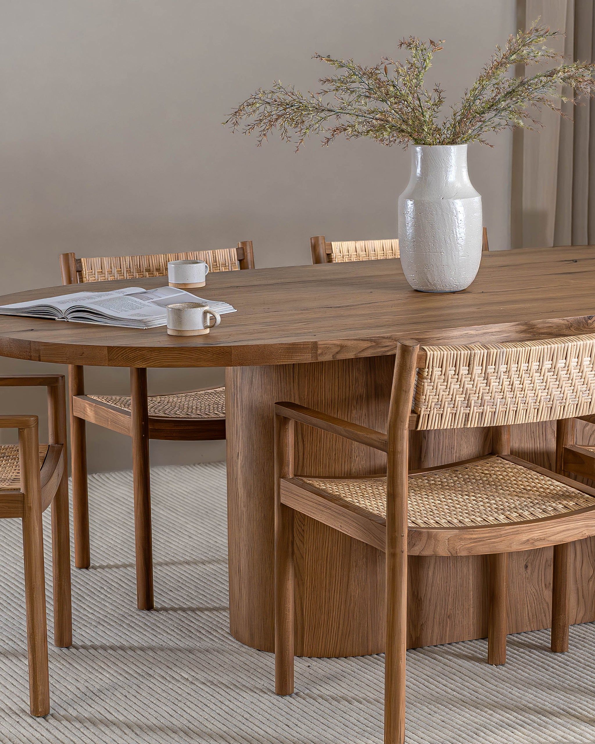 Amari Oval Oak Dining Table – KULALA Living
