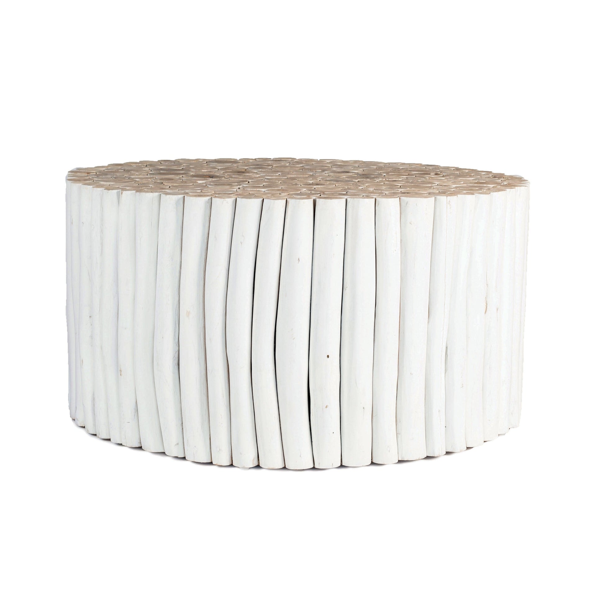 Latte Teak Branch Coffee Table White – KULALA Living